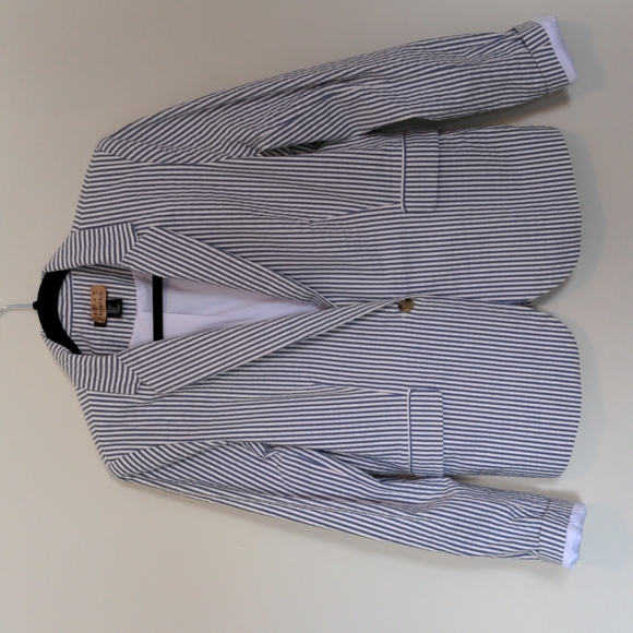 Jones New York | Jackets & Coats | Jny Striped Jacket Lined L | Poshmark